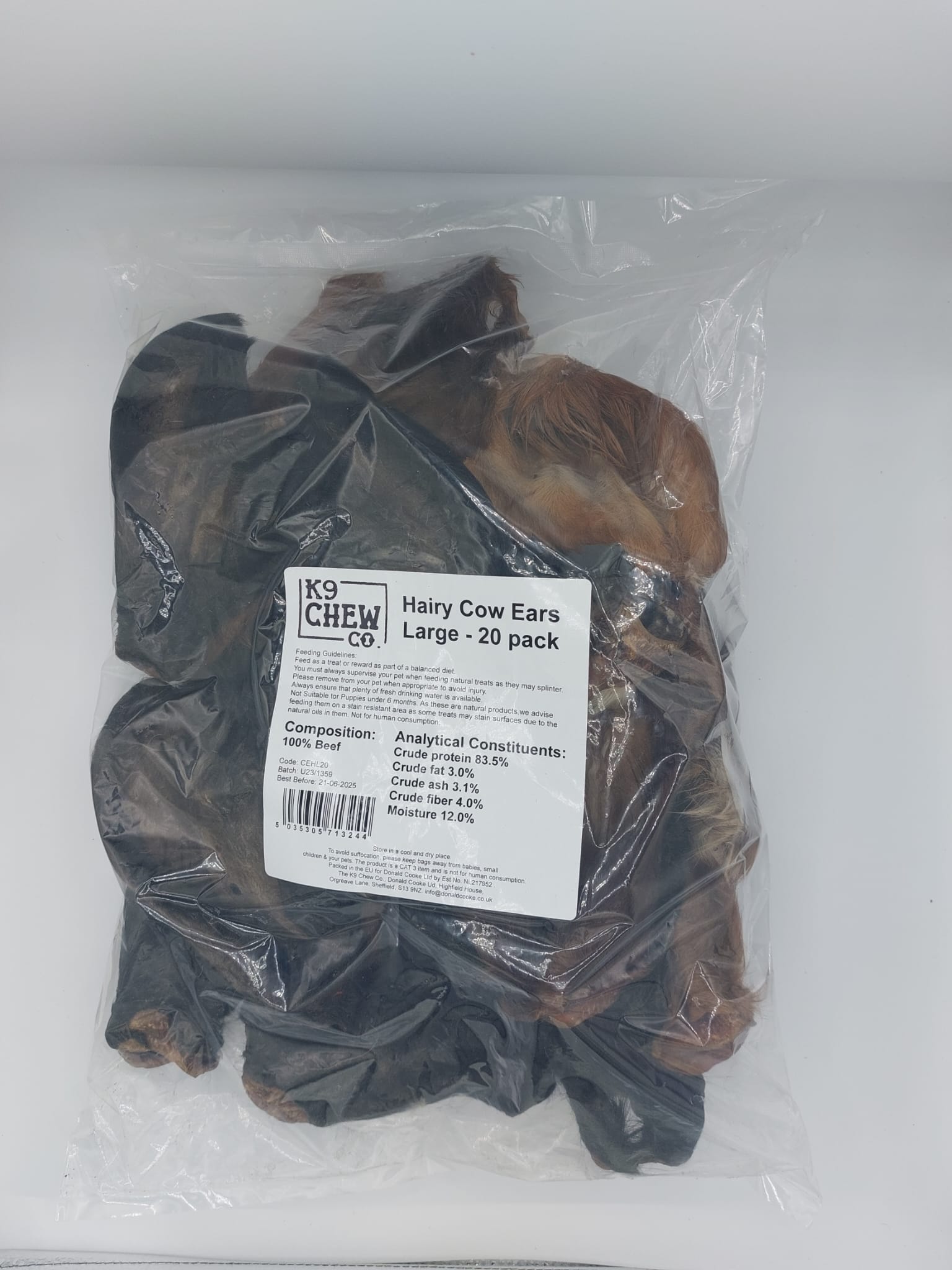Hairy Cow Ears Large 20 pack – Donald Cooke Ltd