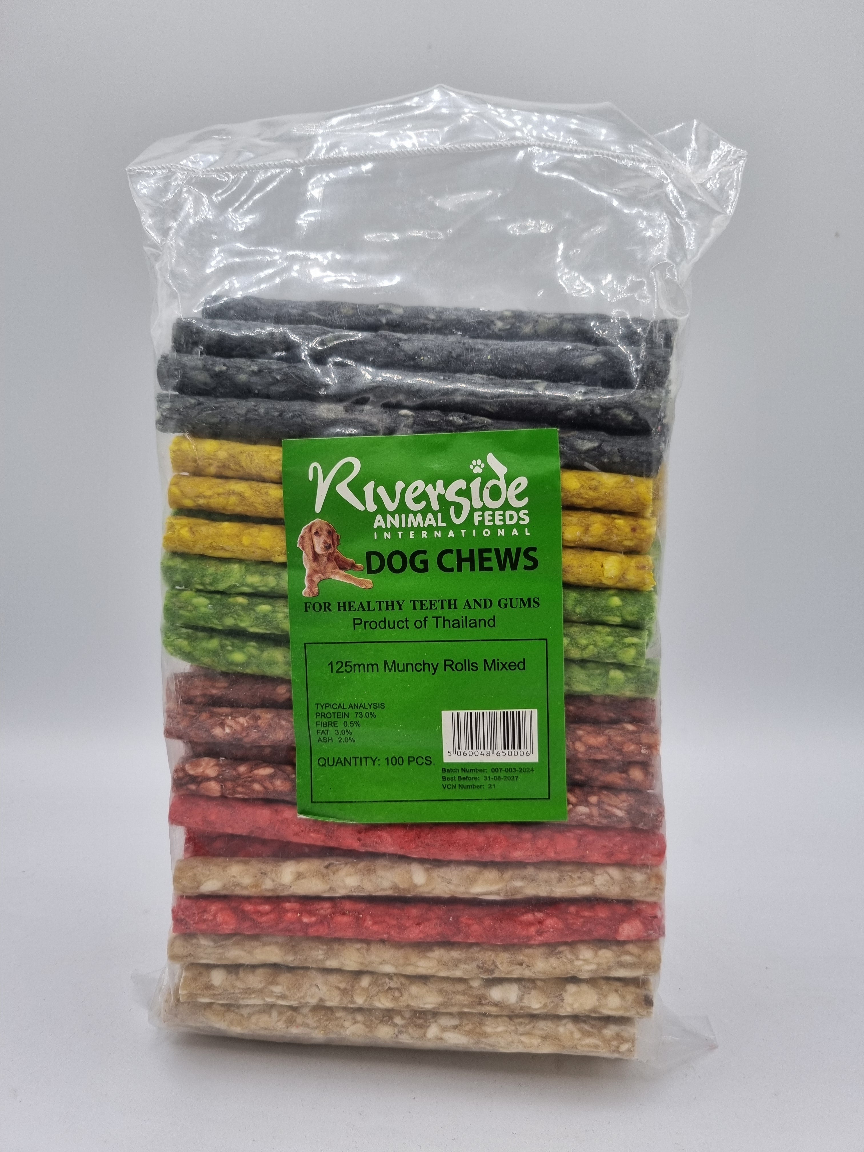 Munchy Roll 5" 9/10mm Asst 100 pack – Donald Cooke Ltd