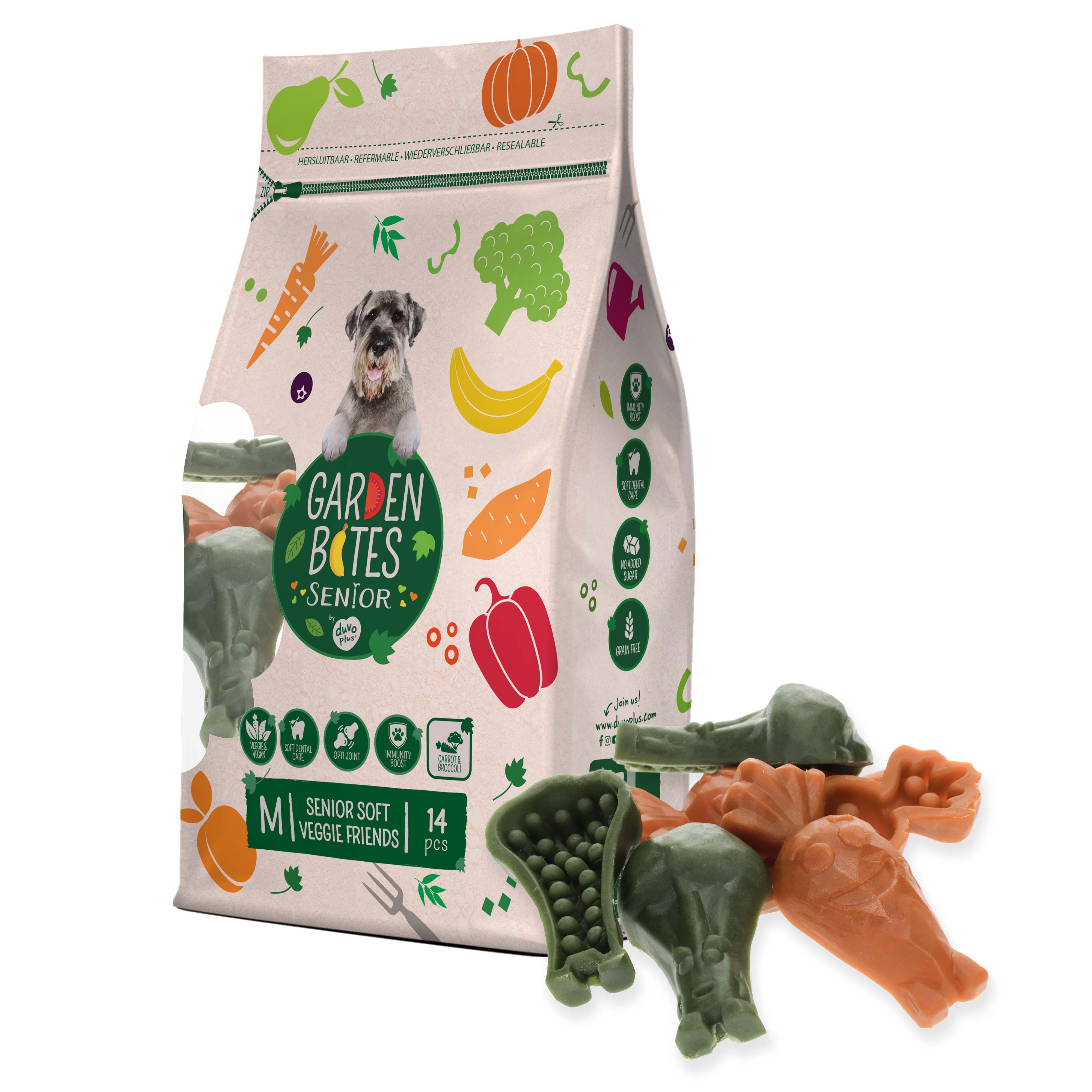 GB Bag Senior Soft Veggie Friends Medium 14 pack – Donald Cooke Ltd