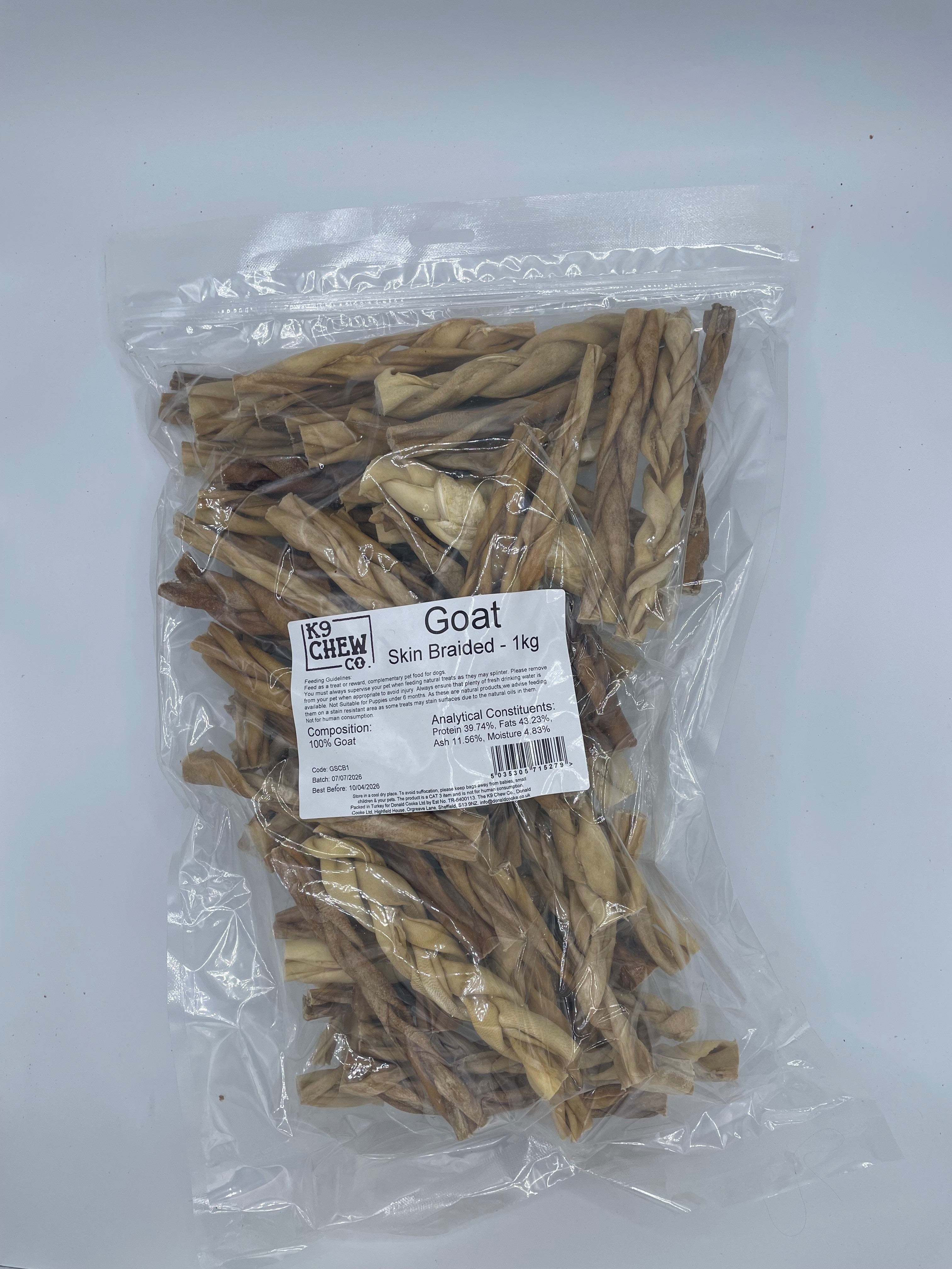 Goat Skin Braided 1kg – Donald Cooke Ltd