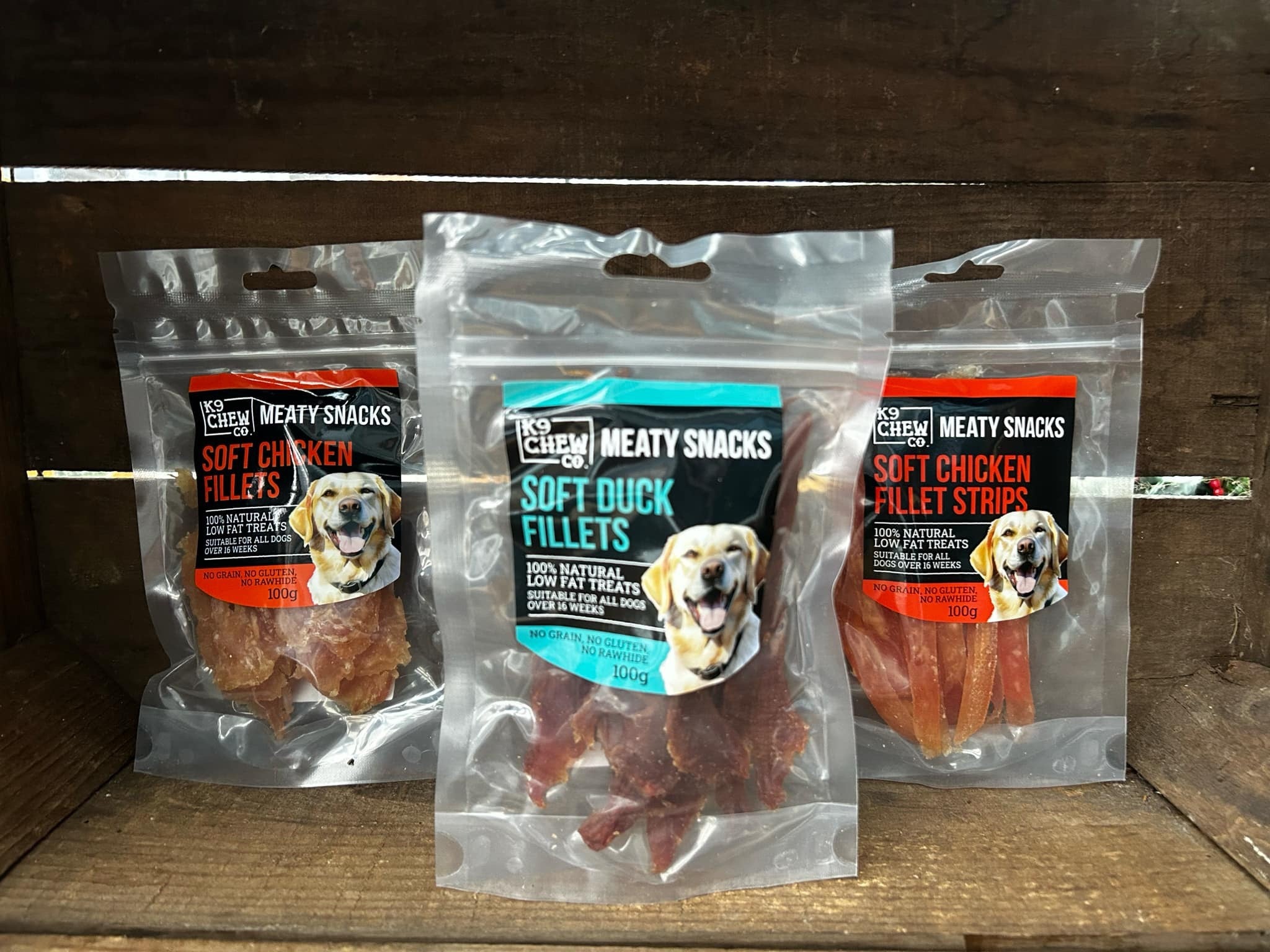Meaty Snacks Soft Fillets 100g – Donald Cooke Ltd