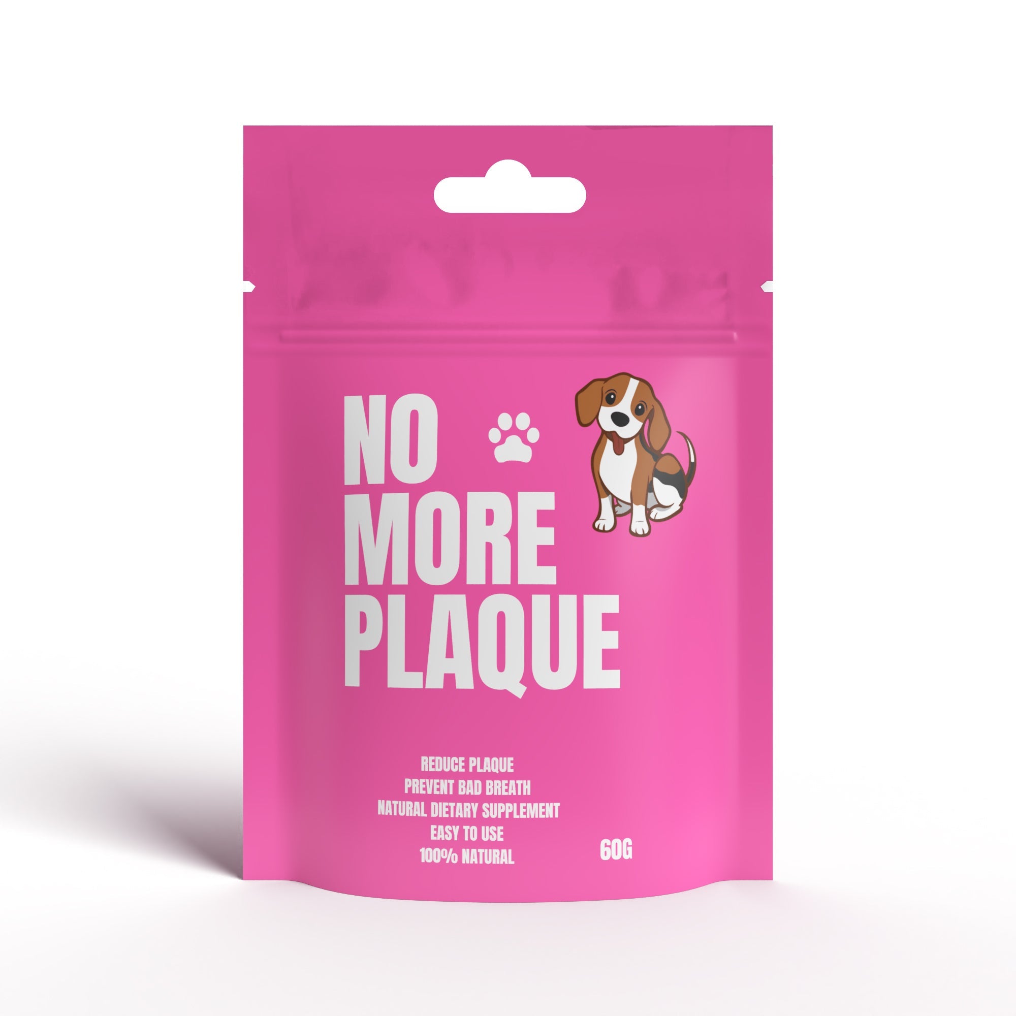 No More Plaque 60g Pouch – Donald Cooke Ltd