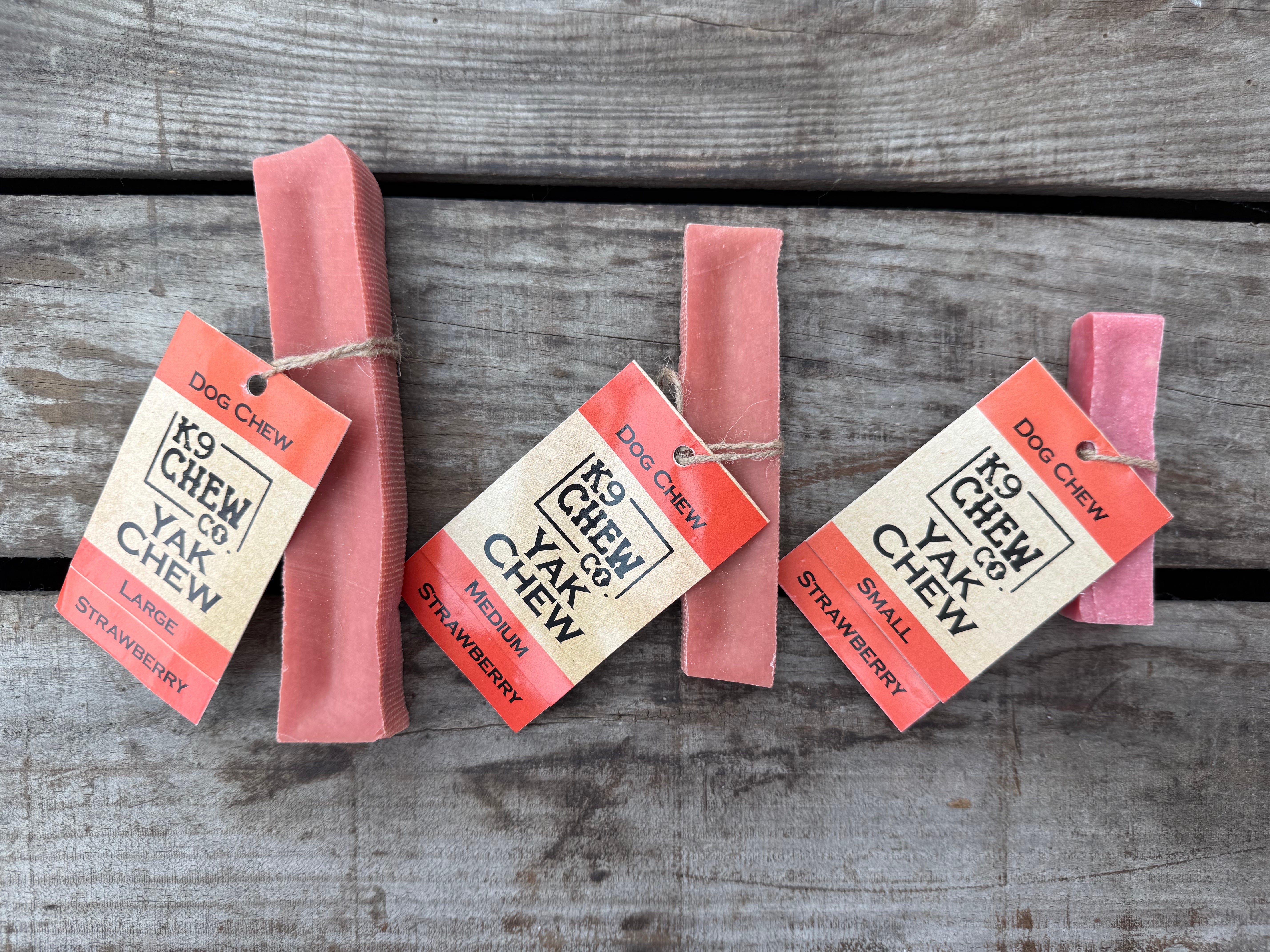 Yak Chew Strawberry 5 pack – Donald Cooke Ltd